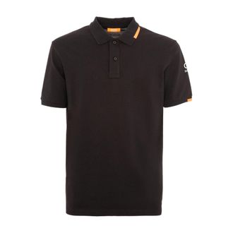 Suns Stilvolles Piquet Polo Shirt - - Tops - Herren - Schwarzk - L