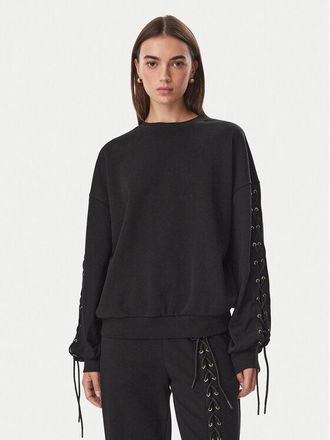 Liu Jo Sweatshirt TF6276 F0334 Schwarz Relaxed Fit