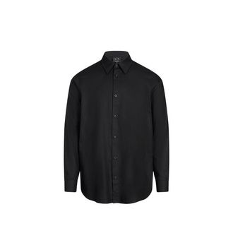 A|X Armani Exchange Chemise logotyp&eacute;e en coton