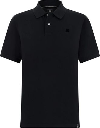 Boggi Milano Homme, Tops, Noir, Taille: 2XL Polo en Piqu&eacute; de Coton Coupe R&eacute;guli&egrave;re