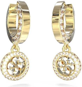 Guess Boucles doreilles Guess 4G Crush JUBE04165JWYGT-U acier inoxydable