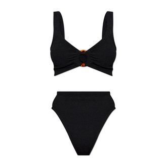 Hunza G Nadine Bikini - - Swimwear - Damen - Schwarzk - ONE SIZE