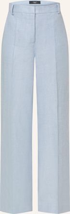 Max Mara Weekend Max Mara Marlenehose Malizia Aus Leinen blau