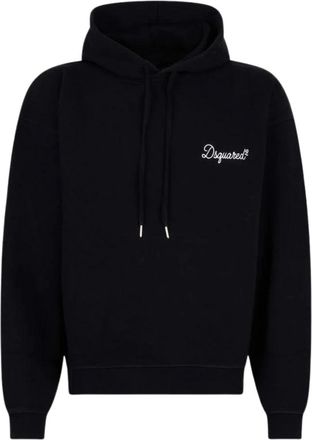 Dsquared2 Homme, Sweatshirts et sweats &agrave; capuche, Noir, Taille: M Dsquared2 Sweaters Black