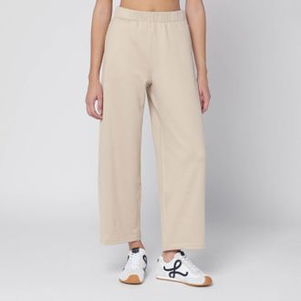 Max Mara Beige Hose aus Seidenmischung