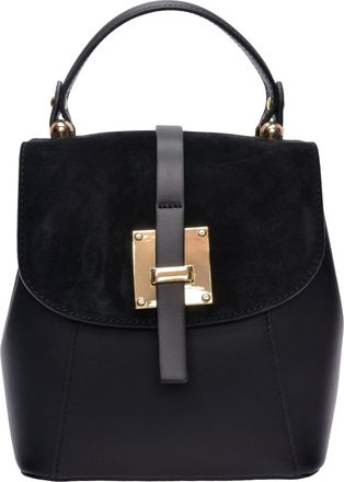 Roberta M Schwarz Rindsledertasche