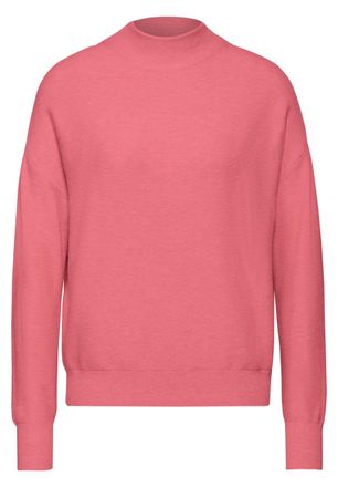 Street One Damen A302975 Pullover Mit Turtleneck, Sugar Coral Mel., 46 EU