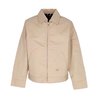 Dickies Homme, Vestes, Brun, Taille: S Veste en Polyester Moderne avec Poches Avant