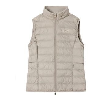 Emporio Armani Packable Vest - - Jackets - Damen - Beige - XL