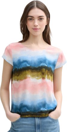 Tom Tailor Damen 1046630 Bluse, 37835-Watercolor Print, XL
