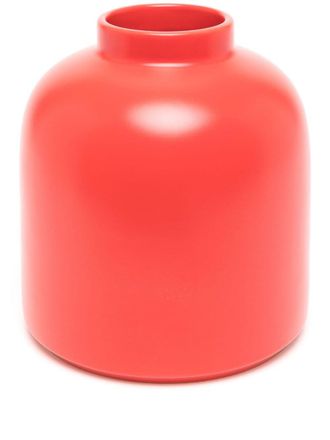 Raawii Omar Vase mit Logo-Pr&auml;gung - Rot