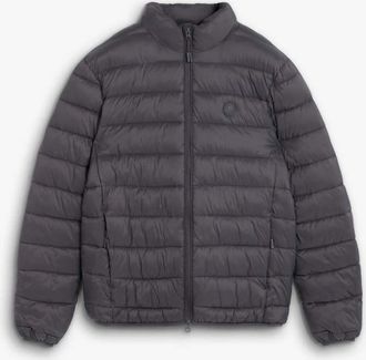 Scalpers Leichte Pufferjacke in Anthrazit-Lila