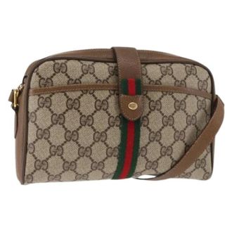 Gucci Pre-owned Leder Crossbody Bag - - Pre-owned - Damen - Beige - ONE SIZE