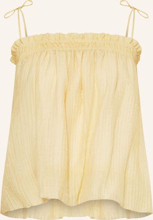 Eleh Eleh Plisseetop gelb