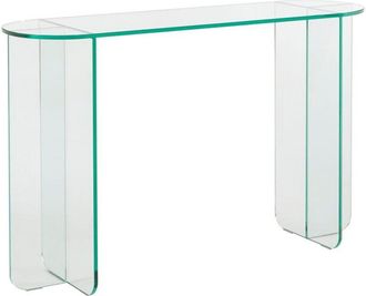 Vente-Unique Vente-unique - Console en verre trempé - Transparent - feyza