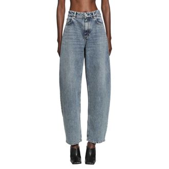 Alaia Round Denim Jeans