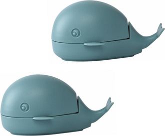 Frcolor 2stücke Mehrzweck-reinigungs-wal-geformte-wäsche-Pinsel-Schuhe-reinigungs-Werkzeuge Pe-Materialien-weiche-Borsten-händewaschen-schmutz-entfernen-Comfo