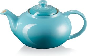 LE CREUSET Le Creuset Klassische Teekanne aus Steinzeug, 1,3 Liter, f&uuml;r 3-4 Tassen, Karibik, 70702131700000
