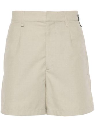 Fendi bermuda en laine - Tons neutres