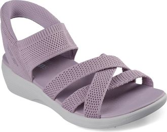 Skechers Damen Arya Sandale, Lavender, 39 EU