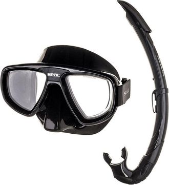 Seac Set Extreme, Schnorchelset aus Tauchmaske (optische Gl&auml;ser lieferbar!) und Schnorchel