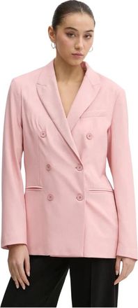 Fiorucci Blazer en Laine avec Broderie Popsicle - Femme - Vestes - Rose - Taille: 36 FR