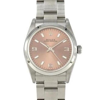 Rolex Montre Pre-owned Oyster Perpetual en acier inoxydable 77080 - Femme - Pre-owned - Gris - Taille: ONE Size