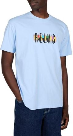 H&eacute;las. T-shirt imprim&eacute; Ibiz Tee en coton