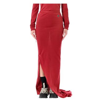 Moncler Femme, Jupes, Rouge, Taille: 38 FR Maxi Skirts