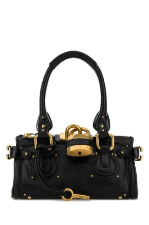 Chlo&eacute; Paddington Shoulder Bag - Black