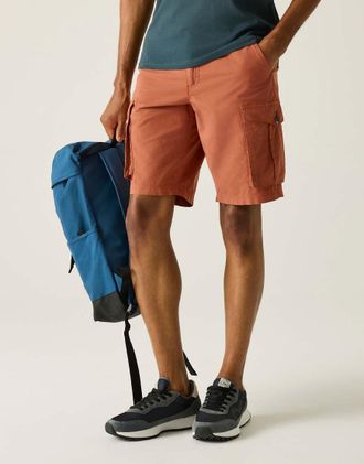 Regatta Shorebay II - Atmungsaktive Cargo-Shorts in Ziegelrot