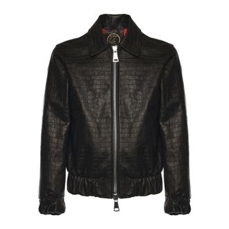 Giuliano Galiano Go Hard Lederjacke - - Jackets - Herren - Schwarzk - 2XL