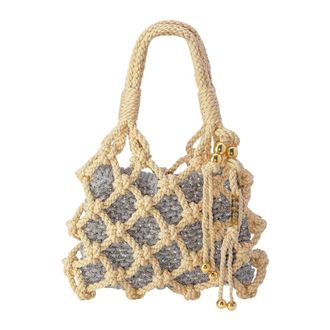 Hibourama Bags Femme, Sacs, Beige, Taille: ONE Size Louisa Bag