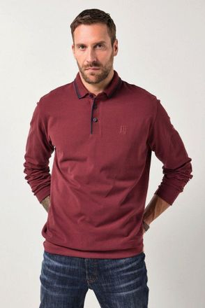 JP1880 Poloshirt Poloshirt Bauchfit Langarm Piqu&eacute;