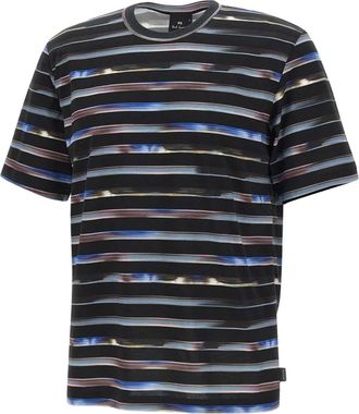 Paul Smith t-shirt à rayures - Noir