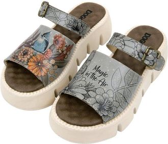 Dogo Damen Bloom Sandale, Mehrfarbig, 40 EU