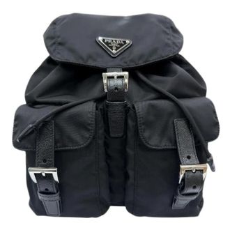 Prada Pre-owned Re-Nylon Backpack - - Pre-owned - Damen - Schwarzk - ONE SIZE