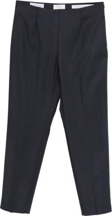 PESERICO Femme, Pantalons, Bleu, Taille: 46 FR Pantalone dritto mezza piega