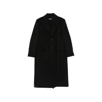 Ann Demeulemeester Einreiher-Mantel - - Coats - Damen - Schwarzk - XS
