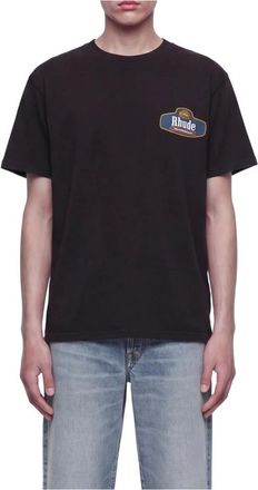 Rhude Homme, Tops, Noir, Taille: XL Racing Crest Tee