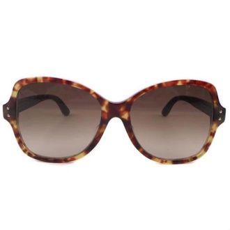 Bottega Veneta Pre-owned Plastique lunettes-de-soleil - Femme - Pre-owned - Brun - Taille: ONE Size