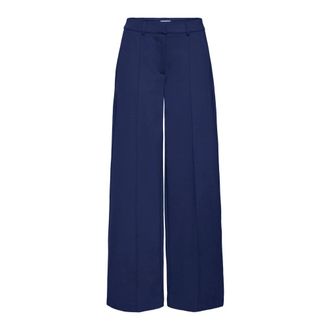 Ichi Ichi - Pantalon - Femme - Pantalons - Bleu - Taille: 46 FR