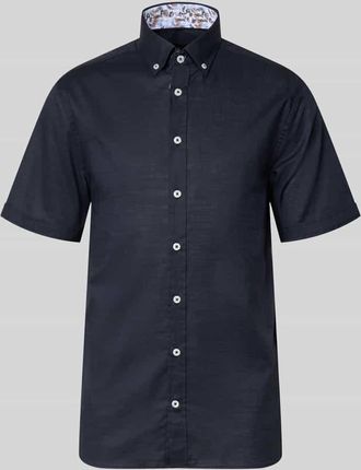 Bugatti Regular Fit Freizeithemd mit Button-Down-Kragen