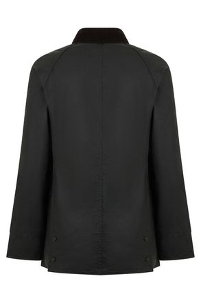 Barbour Waxed Cotton Coat - Green