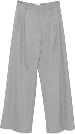 Tela Femme, Pantalons, Gris, Taille: 40 FR Pantalon Large Pliss&eacute;