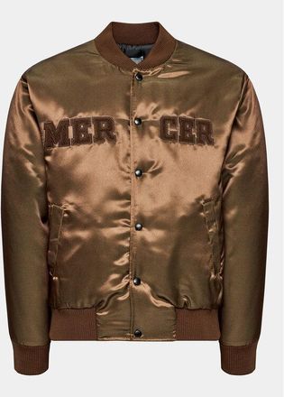 Mercer Amsterdam Bomberjacke Unisex The Varsity MEAP233003 Braun Classic Fit