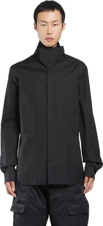 Rick Owens Tower Outershirt in Heavy Poplin
