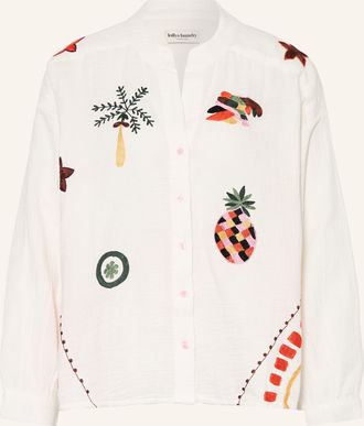 Lollys Laundry Lollys Laundry Bluse Scottiell beige