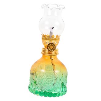 SOLUSTRE Glas-petroleumlampe Dekorative Öllampe Für Innen Tischlampe Retro Mit Petroleum Handgemachte Petroleumlampe Als Deko