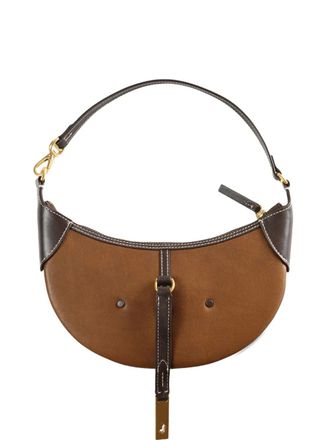 Polo Ralph Lauren Mini Polo ID Schultertasche mit Kontrastnaht - Braun